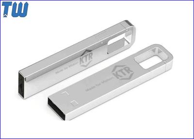 China Solid Full Metal Buckle Pen Drive Laser Engraved Logo 16GB Thumb Drive for sale