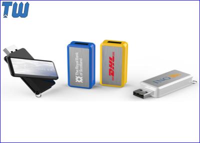 China Plastic 360 Degree Rotating Pen Drive 4GB Thumb Drive Free Lanyard for sale