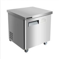 China Commercial Pizza Prep Table Fridge with Adjustable Shelves Stainless Steel 201 and Digital Control for sale