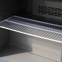 China Commercial Stainless Steel 201 Pizza Prep Table with Automatic Defrost and Air Cooling System for sale