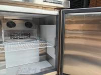 China Commercial Stainless Steel Salad Bar Counter with Adjustable Shelves and Digital Temperature Control for sale