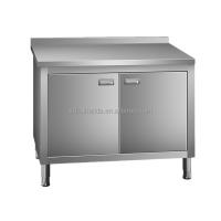 China Stainless Steel Storage Cabinet with 300 kg/㎡ Load Capacity Adjustable Height Legs and Corrosion Resistance for Commercial Kitchens for sale