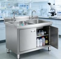 China Corrosion Resistant Stainless Steel Sink with Adjustable Height Legs and Heavy-Duty Capacity for Commercial Kitchens for sale