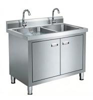China Stainless Steel Commercial Kitchen Sink with Adjustable Height Legs, Corrosion Resistance, and Heavy-Duty Capacity for sale