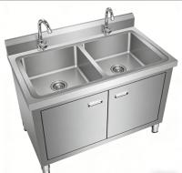 China Stainless Steel Sink with Large Capacity Basin and Corrosion Resistance for Commercial Kitchens for sale
