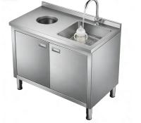 China Easy-Assemble Stainless Steel Double Bowl Sink with Corrosion Resistance and Heavy-Duty Capacity for Commercial Kitchens for sale