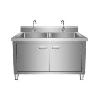 China Stainless Steel Sink with Corrosion Resistance Adjustable Height Legs and Heavy-Duty Capacity for Commercial Kitchens for sale