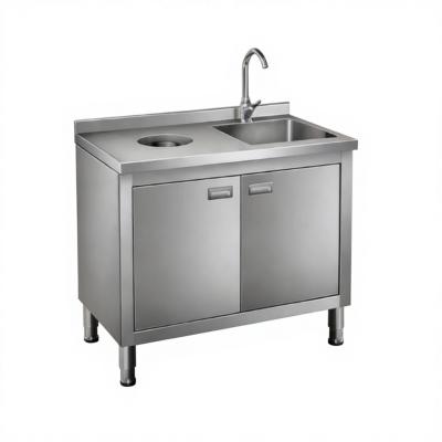 China Customizable Size Stainless Steel Sink with 300 kg/㎡ Load Capacity and Corrosion Resistance for Commercial Kitchens for sale