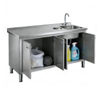 China Customizable Size Stainless Steel Sink with 300 kg/㎡ Load Capacity and Corrosion Resistance for Commercial Kitchens for sale