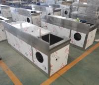 China Corrosion Resistant Stainless Steel Sink with Adjustable Height Legs and Heavy-Duty Capacity for Commercial Kitchens for sale