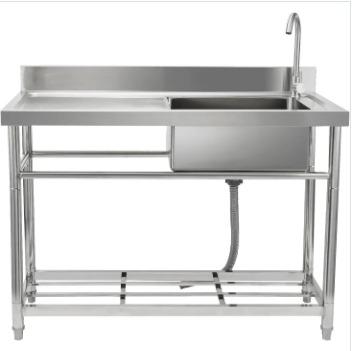 China Customizable Size Stainless Steel Sink with Corrosion Resistance and Heavy-Duty Capacity for Commercial Kitchens for sale