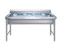 China Customizable Size Stainless Steel Sink with Corrosion Resistance and Heavy-Duty Capacity for Commercial Kitchens for sale
