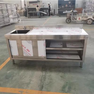 China Commercial Stainless Steel Sink with Corrosion Resistance Adjustable Height Legs and Heavy-Duty Capacity for sale