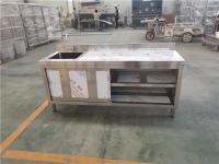 China 304 Stainless Steel Commercial Kitchen Sink with 300 kg/㎡ Load Capacity Adjustable Height Legs and Corrosion Resistance for sale