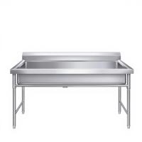 China Customized Sizes Stainless Steel Sink with Corrosion Resistance and Heavy-Duty Capacity for Commercial Kitchens for sale