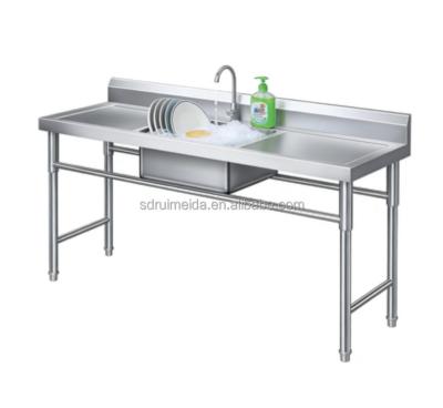 China 2026 Customizable Size Corrosion Resistant Heavy-Duty Stainless Steel Commercial Kitchen Sink for sale