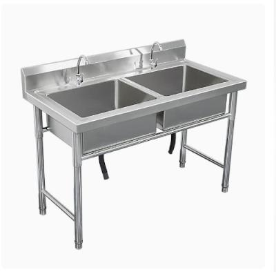 China 304 Stainless Steel Commercial Kitchen Sink with Modern Design and Easy to Clean Surface for sale