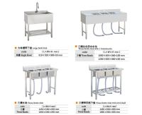 China NSF Certified Stainless Steel Commercial Sink with Customized Size and Corrosion Resistance for sale