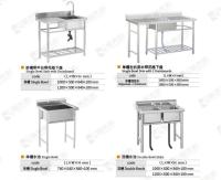 China Customizable Size Stainless Steel Sink with Corrosion Resistance and Heavy-Duty Capacity for Commercial Kitchens for sale