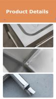 China Corrosion Resistant Stainless Steel Sink with Adjustable Height Legs and 300 kg/㎡ Load Capacity for Commercial Kitchen for sale