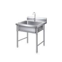 China Easy to Clean Stainless Steel Sink with Strong Wear Resistance and Customized Size for Commercial Kitchens for sale