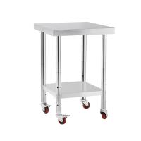 China Stainless Steel 201/304 Heavy-Duty Commercial Kitchen Worktable with Self-Cleaning Coating for Restaurants and Hotels for sale