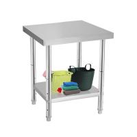 China Stainless Steel 304 Commercial Kitchen Workbench with 300kg/m Load Capacity and Self-Cleaning Coating for sale