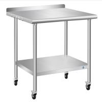 China Heavy-Duty Stainless Steel Work Table with Corrosion Resistance and Customized Size for Commercial Kitchens for sale