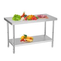 China Stainless Steel Workbench with Corrosion Resistance and Heavy-Duty Capacity for Commercial Kitchens in Customized Sizes for sale