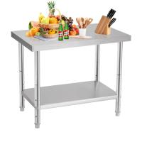 China Modular Stainless Steel 304 Workbench with Customizable Size and Corrosion Resistance for 300 kg/㎡ Load Capacity for sale