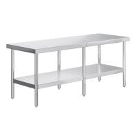 China Customized Size Stainless Steel Workbench with 300 kg/m² Load Capacity and Corrosion Resistance for Commercial Kitchens for sale