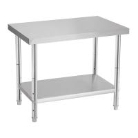 China Customized Size Stainless Steel Workbench with 300 kg/m² Load Capacity and Corrosion Resistance for Commercial Kitchens for sale