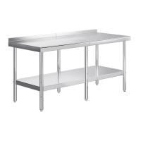 China Stainless Steel Workbench with Corrosion Resistance, Adjustable Height Legs, and Heavy-Duty Capacity for Commercial Kitchens for sale