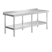 China Customizable Size Corrosion Resistant Heavy-Duty Stainless Steel Workbench for Commercial Kitchen for sale