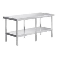 China Customizable Size Corrosion Resistant Heavy-Duty Stainless Steel Workbench for Commercial Kitchen for sale