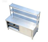 China Customizable Size Stainless Steel Workbench with Corrosion Resistance and Heavy-Duty Capacity for Commercial Kitchens for sale