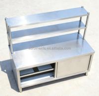 China Customizable Size Stainless Steel Workbench with Corrosion Resistance and Heavy-Duty Capacity for Commercial Kitchens for sale