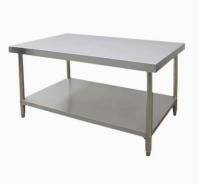 China Stainless Steel Workbench with Adjustable Height Legs and 500 kg/㎡ Load Capacity for Corrosion Resistance for sale