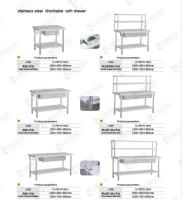 China Stainless Steel Workbench with Adjustable Height Legs and 500 kg/㎡ Load Capacity for Corrosion Resistance for sale