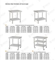 China 500kg Load Capacity Stainless Steel Workbench with Adjustable Height Legs and Corrosion Resistance for sale