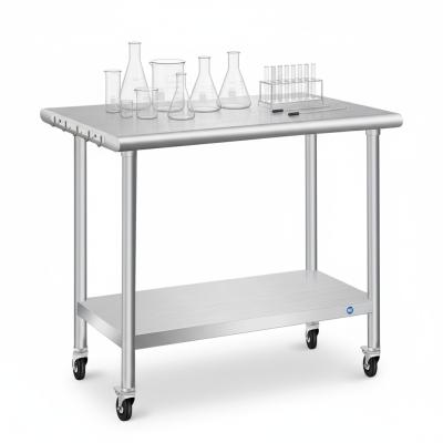 China Stainless Steel Workbench with 300kg Load Capacity, Customizable Size and Corrosion Resistance for Commercial Kitchens for sale