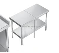 China Customizable Size Stainless Steel Workbench with Corrosion Resistance and Heavy-Duty Capacity for Commercial Kitchens for sale