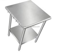 China Customized Stainless Steel Worktable with Corrosion Resistance, 300 kg/㎡ Load Capacity, and Food-Grade Powder Coating for sale