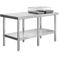 China Customizable Size Stainless Steel Workbench with Corrosion Resistance and Heavy-Duty Capacity for Commercial Kitchens for sale