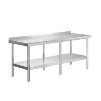 China Customizable Size Stainless Steel Workbench with Corrosion Resistance and Heavy-Duty Capacity for Commercial Kitchens for sale