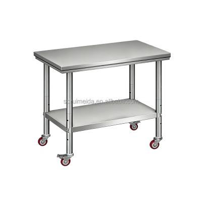 China Customized Stainless Steel Worktable with Corrosion Resistance and Heavy-Duty Capacity for Commercial Kitchens for sale