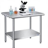 China Customized Size Stainless Steel Work Table with 300 kg/㎡ Load Capacity and Corrosion Resistance for sale
