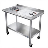 China Customized Size Stainless Steel Work Table with 300 kg/㎡ Load Capacity and Corrosion Resistance for sale