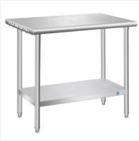 China Customized Size Stainless Steel Work Table with 300 kg/㎡ Load Capacity and Corrosion Resistance for sale
