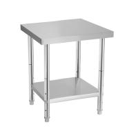 China Stainless Steel Work Table with Adjustable Height Legs, Corrosion Resistance, and Heavy-Duty Capacity for Commercial Kitchens for sale